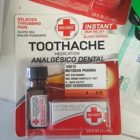 toothache red cross 3.7ml - Pharmacy